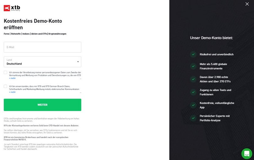 XTB Demo-Konto: Eröffnung & wichtige Informationen (2025)