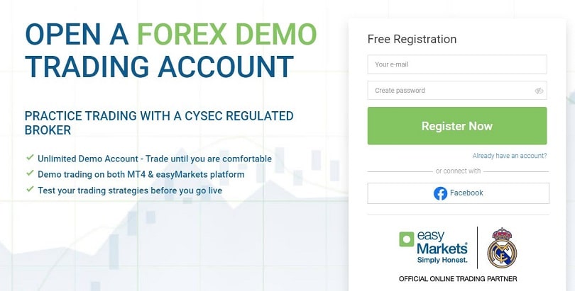 Cuenta Demo easyMarkets: Como Abrir Una e info Útiles