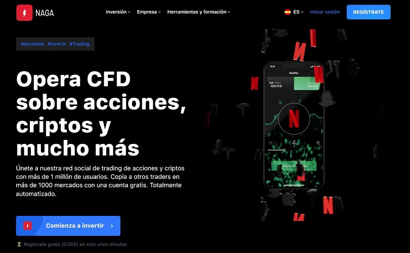 Cuenta Demo NAGA: Como Abrir Una e info Útiles