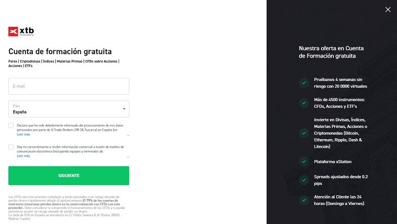 Cuenta Demo XTB: Como Abrir Una e info Útiles